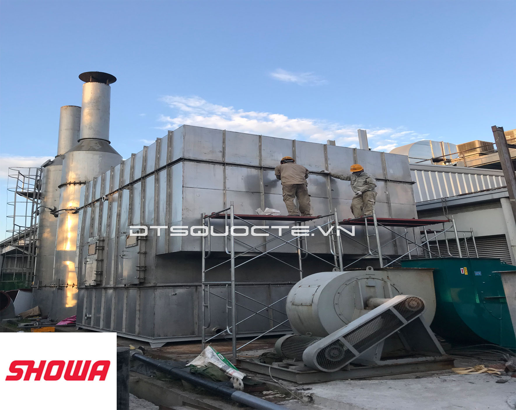 Thiết bị XLKT khói lò đốt dạng tháp rỗng - CÔNG TY TNHH DTS QUỐC TẾ